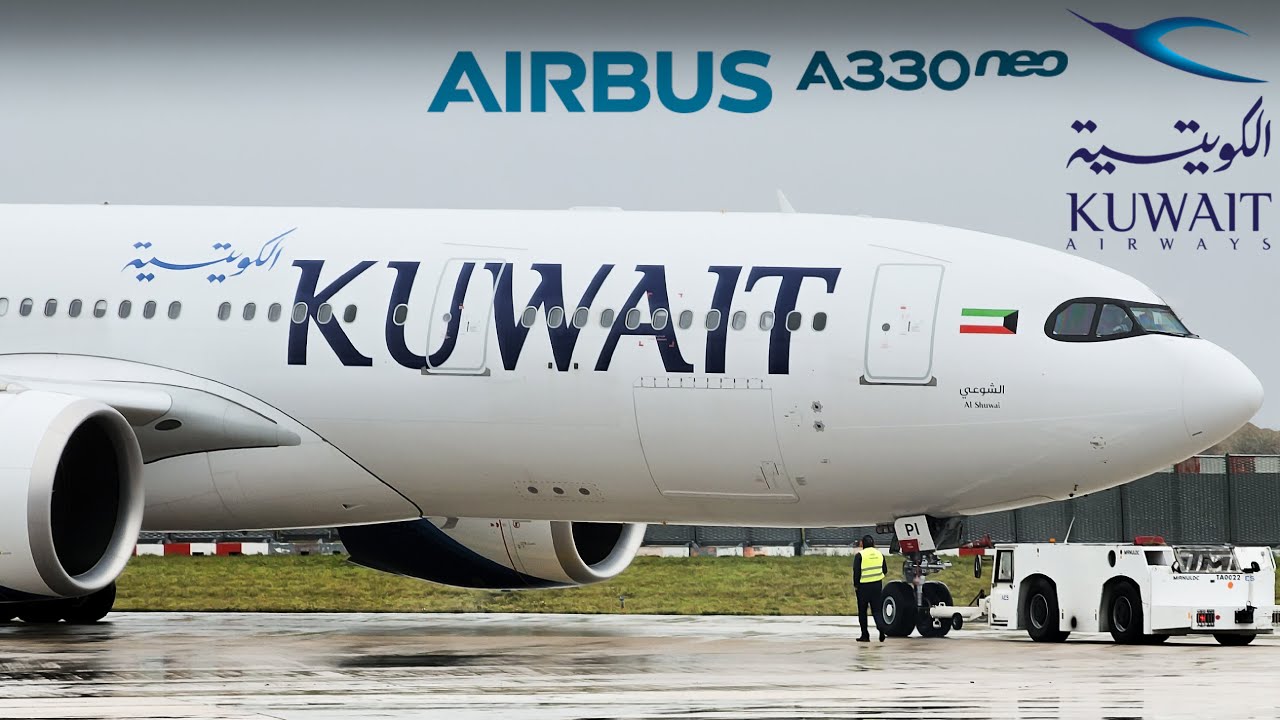 KUWAIT AIRWAYS Airbus A330-800neo | 🇰🇼 Kuwait City - Paris 🇫🇷 [FULL ...