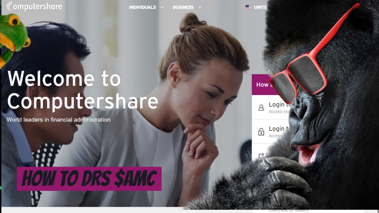 How to buy AMC Stock on Computershare! - YouTube