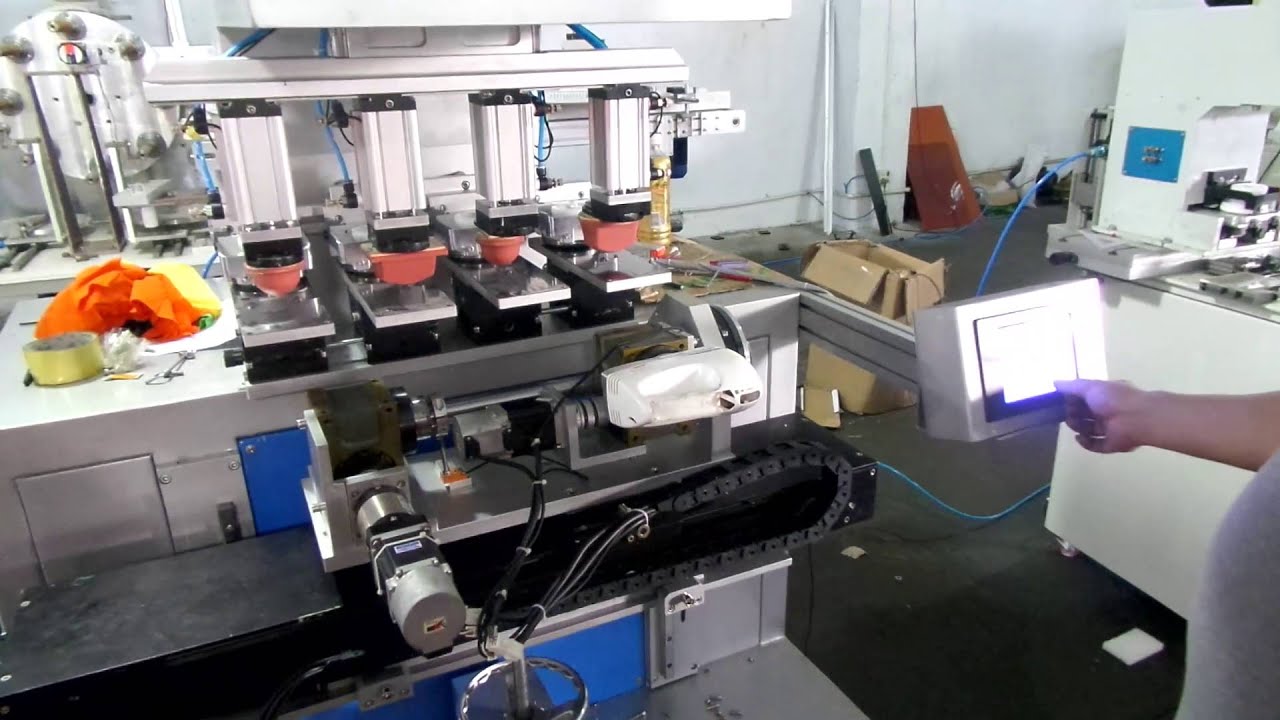 CNC Pad Printing Machine CNC Pad Printer - YouTube