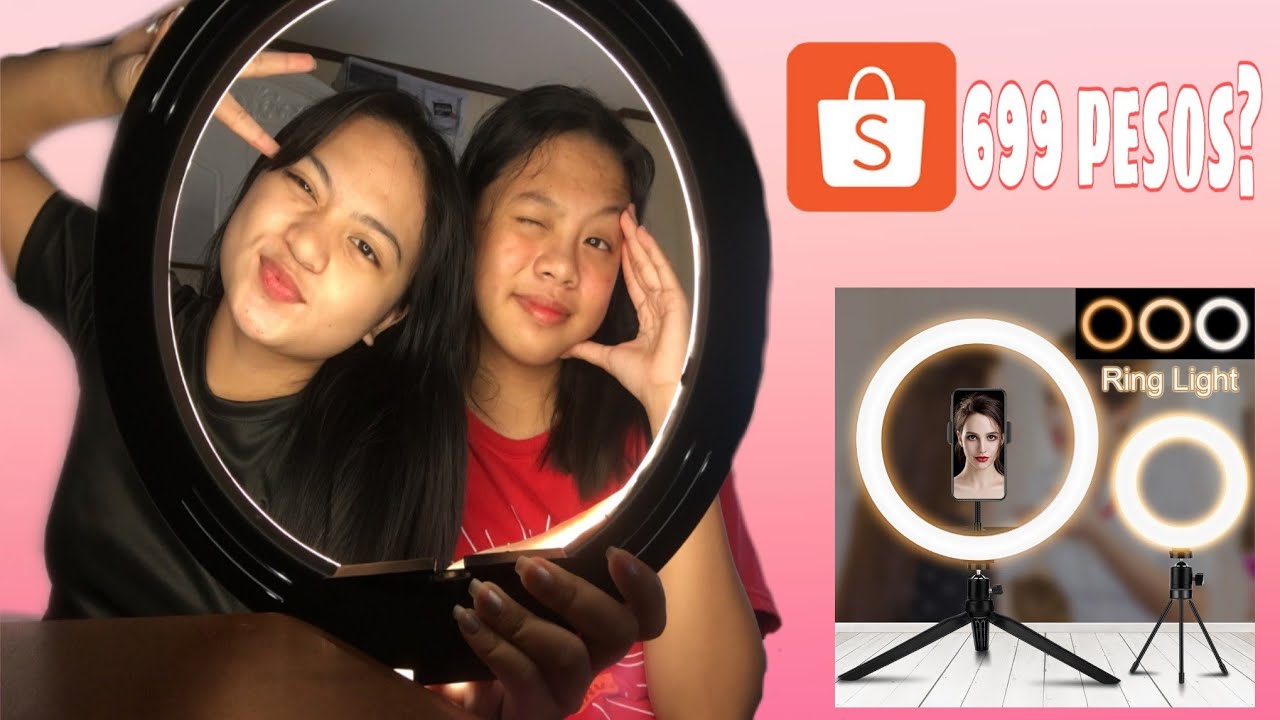 AFFORDABLE SHOPEE RING LIGHT w/Tripod (unboxing+review) 30cm/12 inch ...