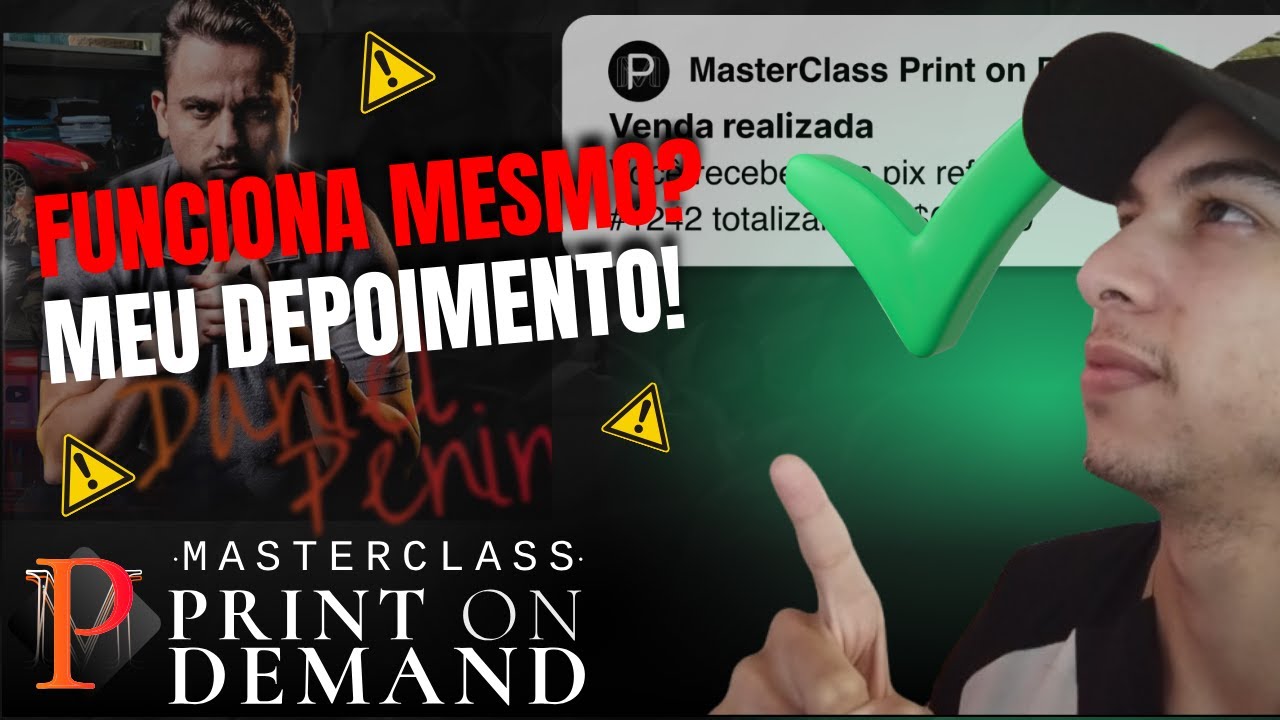 Curso do DANIEL PENIN Masterclass Print on demand Vale a Pena? Masterclass Print on demand ...