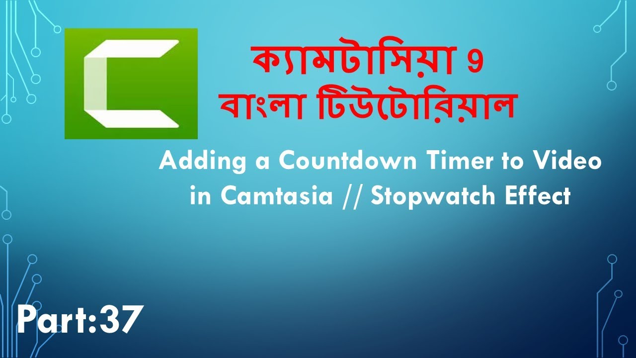 Adding A Countdown Timer To Video In Camtasia YouTube Adding A Countdown Timer To Video In Camtasia YouTube