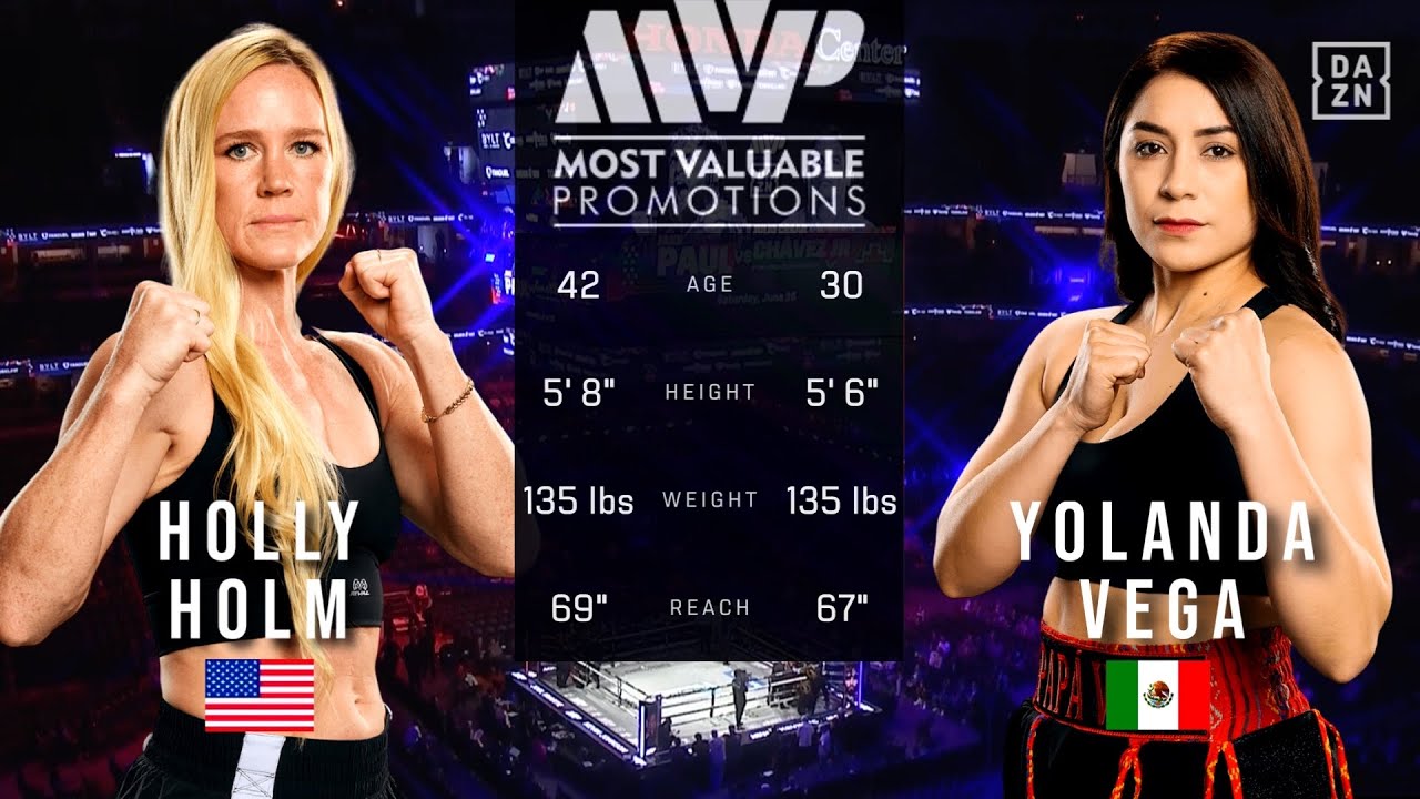 HOLLY HOLM VS YOLANDA VEGA FULL FIGHT - YouTube