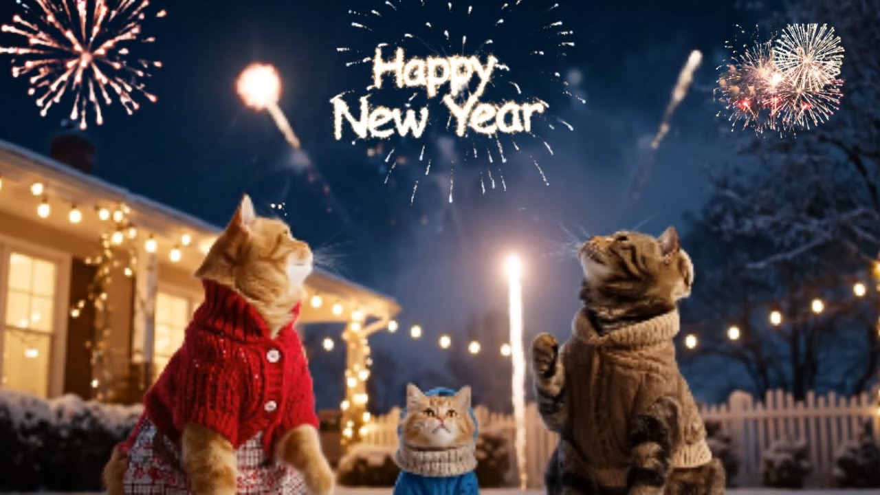 MaMa Cat Family – Happy New Year Party! | Funny & Heartwarming Kids ...