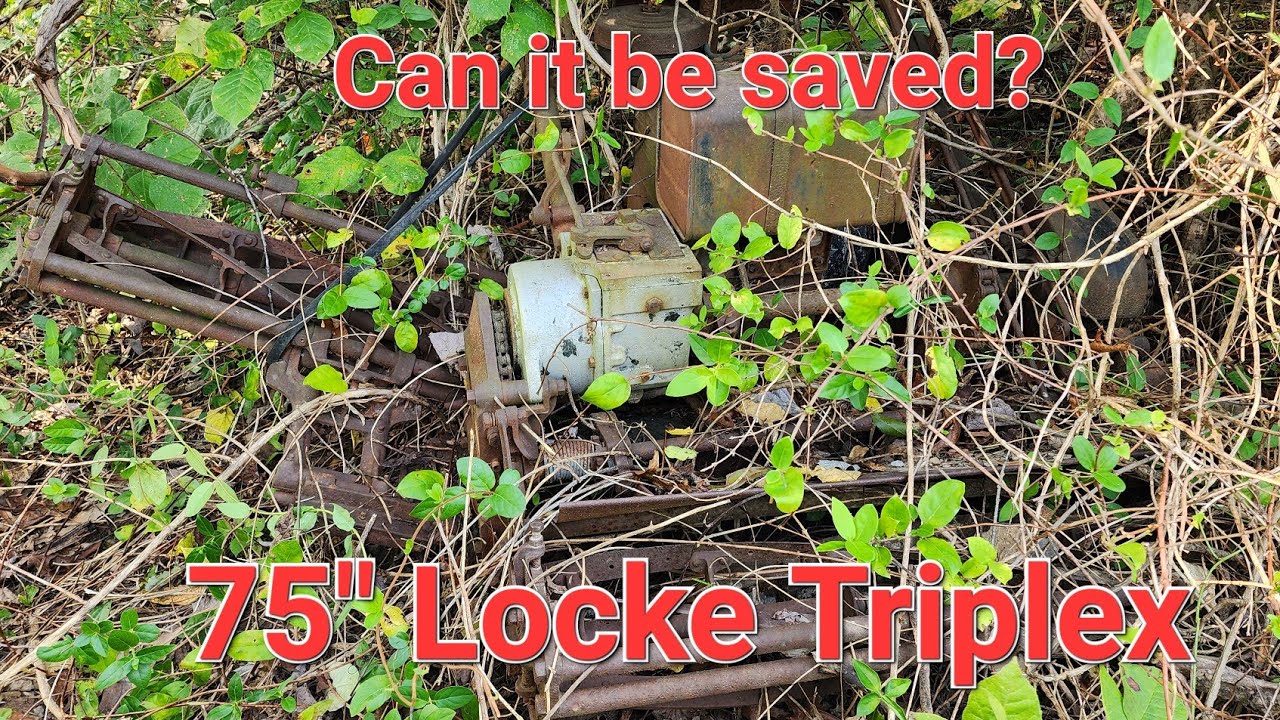 75" Locke triplex can it be saved - YouTube