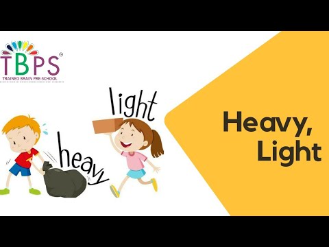 Heavy and Light | Comparison for Kids | | M3 - YouTube