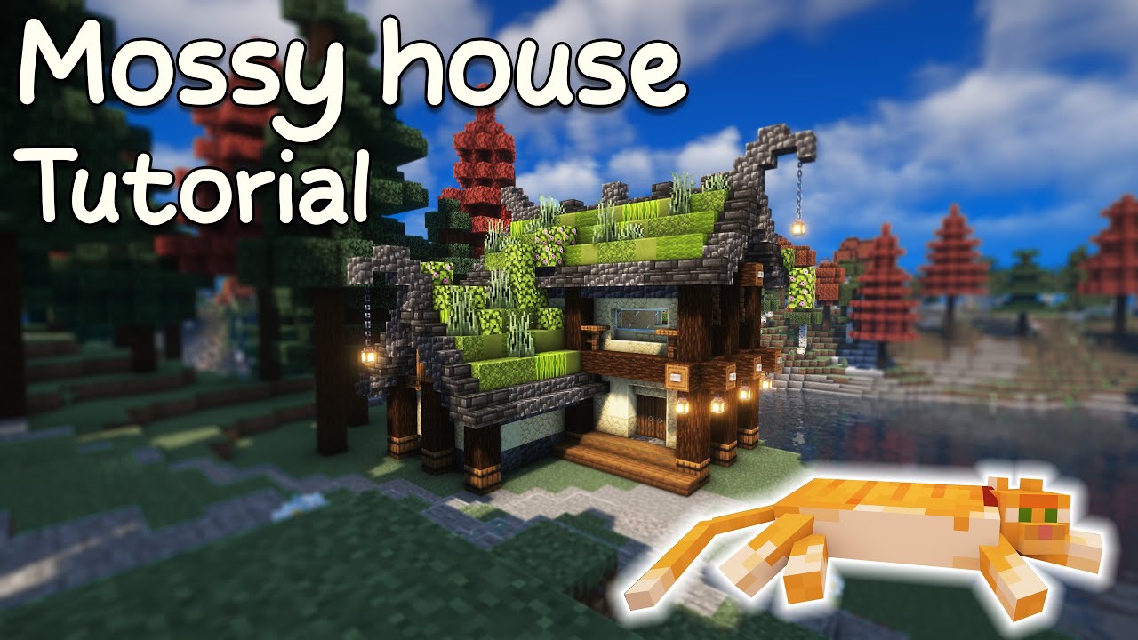How to build : Mossy house - Minecraft Tutorial - YouTube