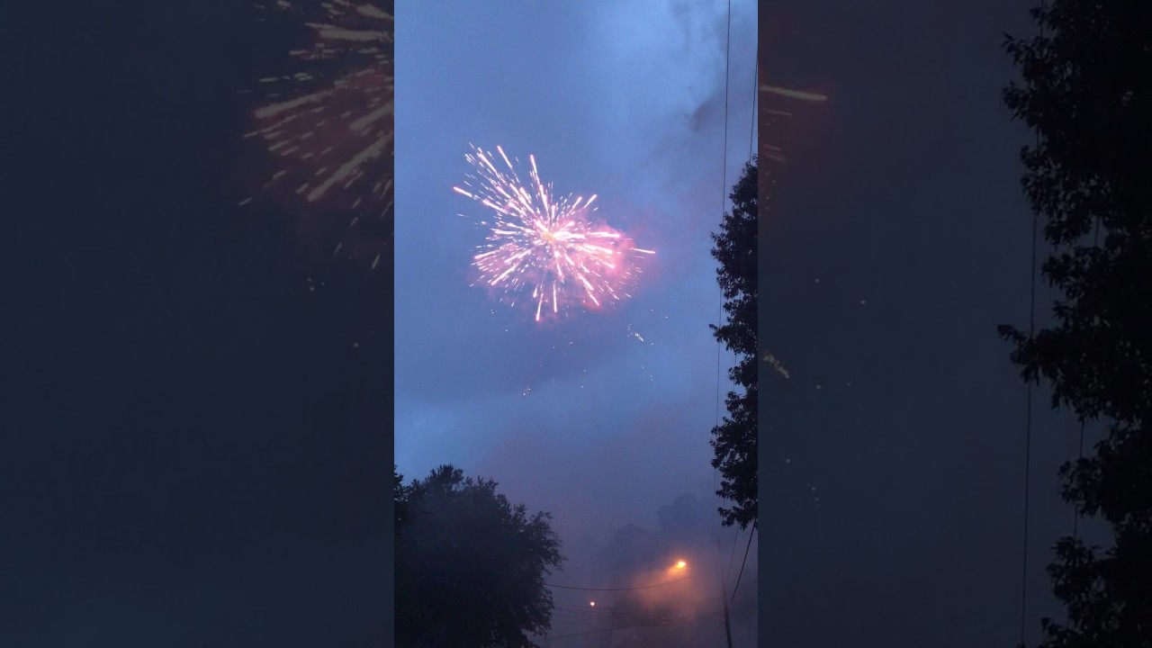 2017 extreme back yard fireworks with insane finale! - YouTube