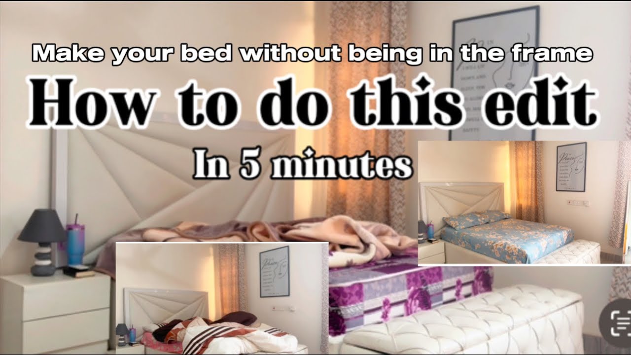 Tutorial: Film and edit a bed making video without stepping in front of ...