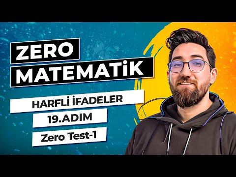 Zero Matematik Kampı | 19.Adım | Harfli İfadeler | Zero Test-1 | Başlangıç Serisi | #merthoca