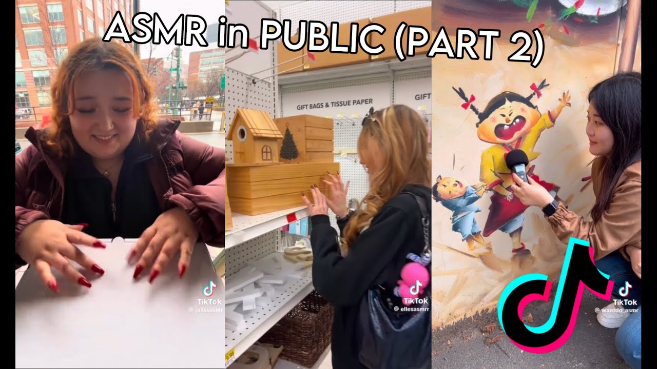TikTok PUBLIC ASMR compilation | Part 2 - YouTube