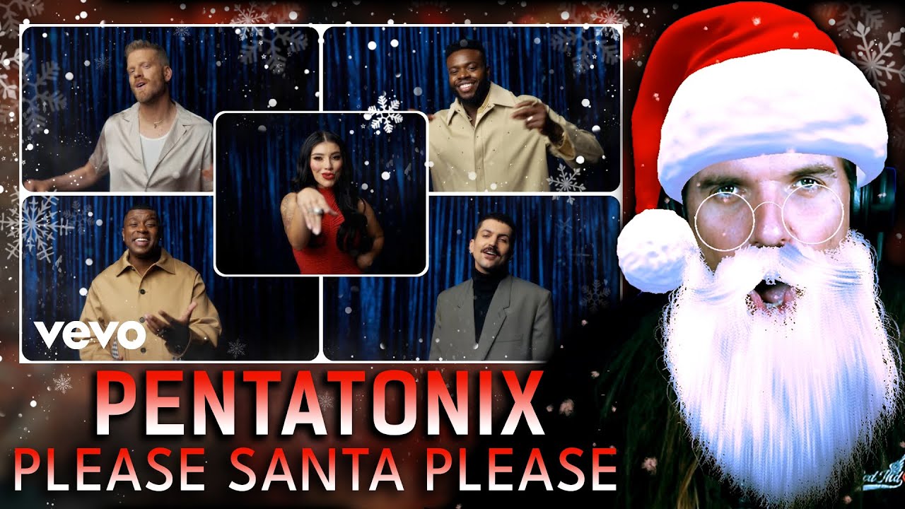 "Santa" Reacts // Pentatonix - Please Santa Please (BTS Bonus Reaction ...