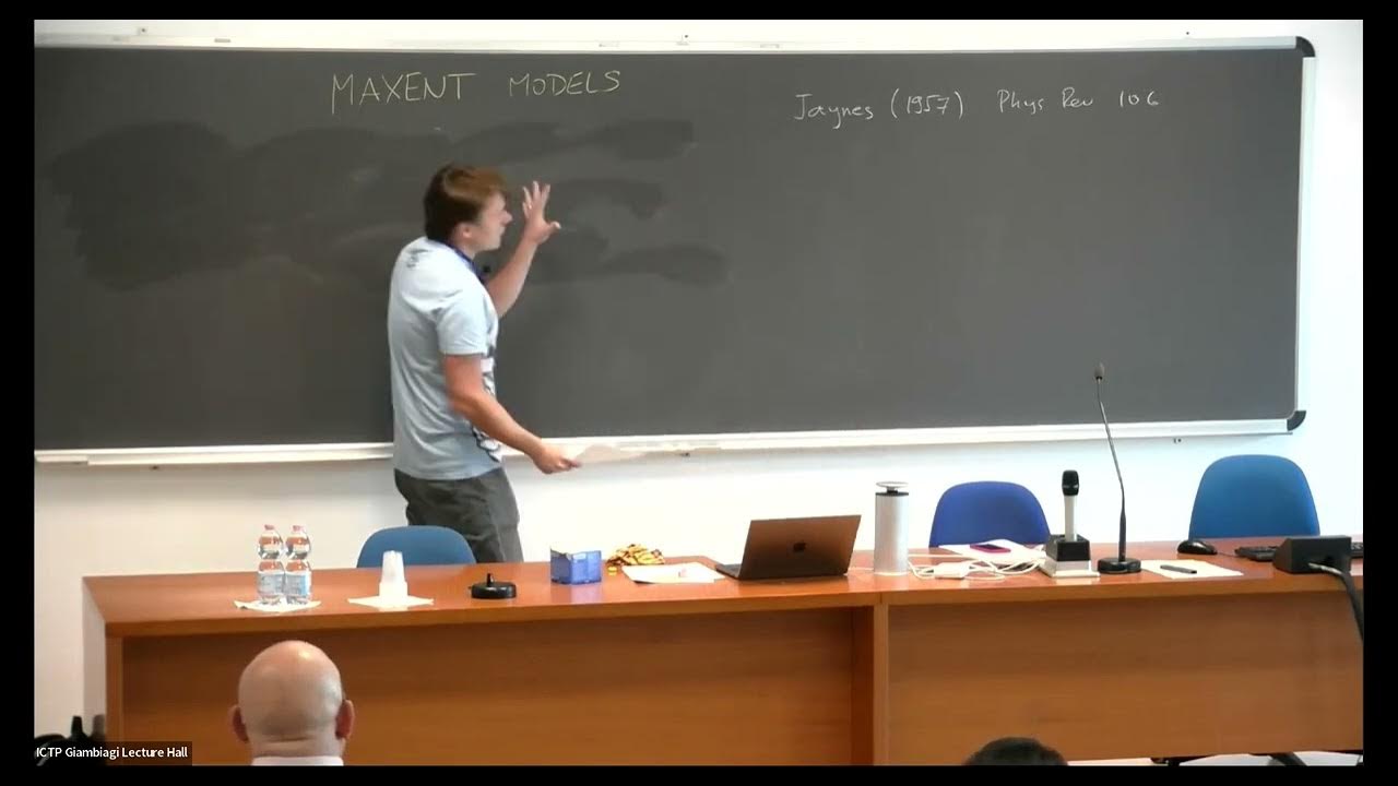Maximum entropy models and optimality theories - Part I - YouTube