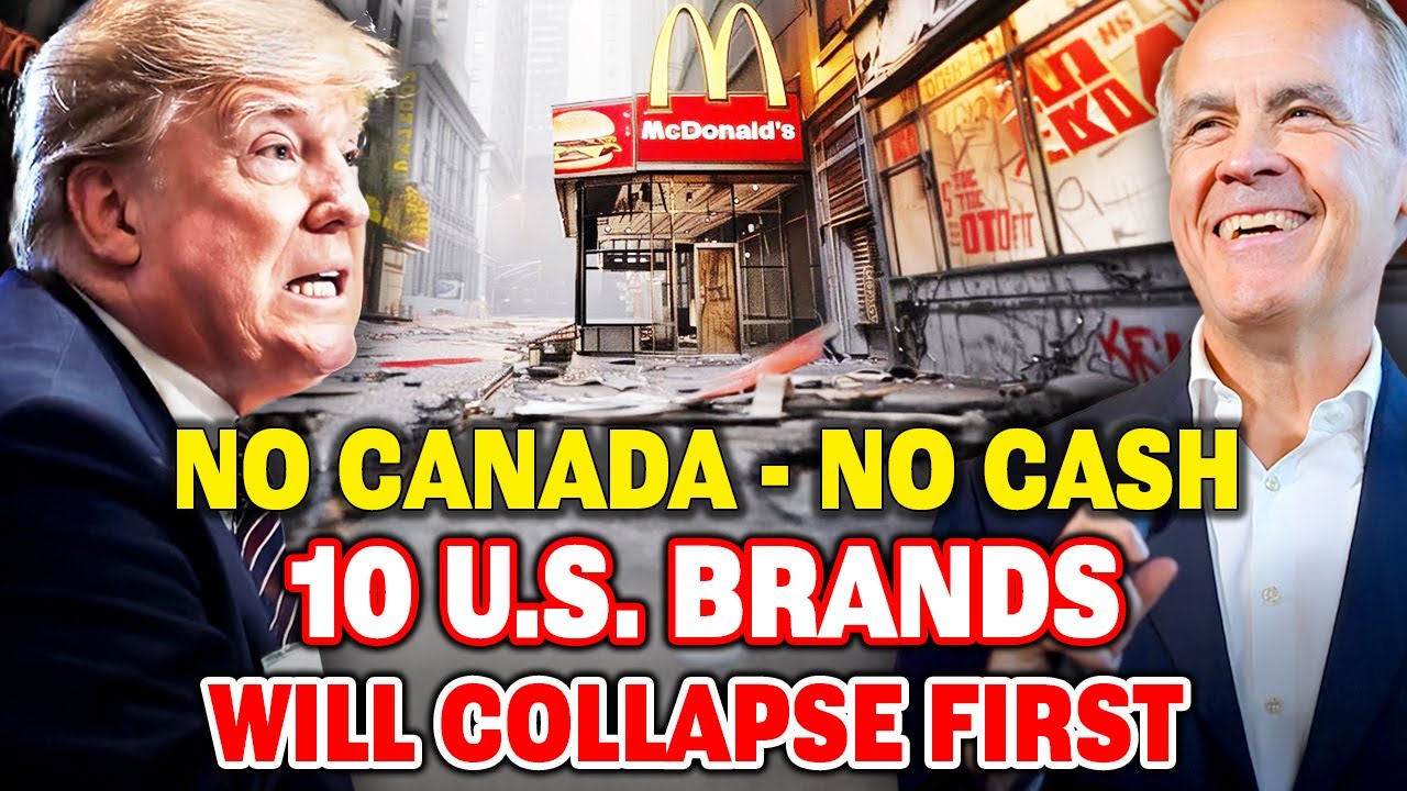 Top 10 AMERICAN Brands At Risk Of Collapse Without Canadian Dollars ...