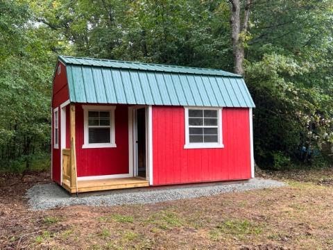 Delivery day - our 10x16 Shabin (Shed to Cabin) - YouTube