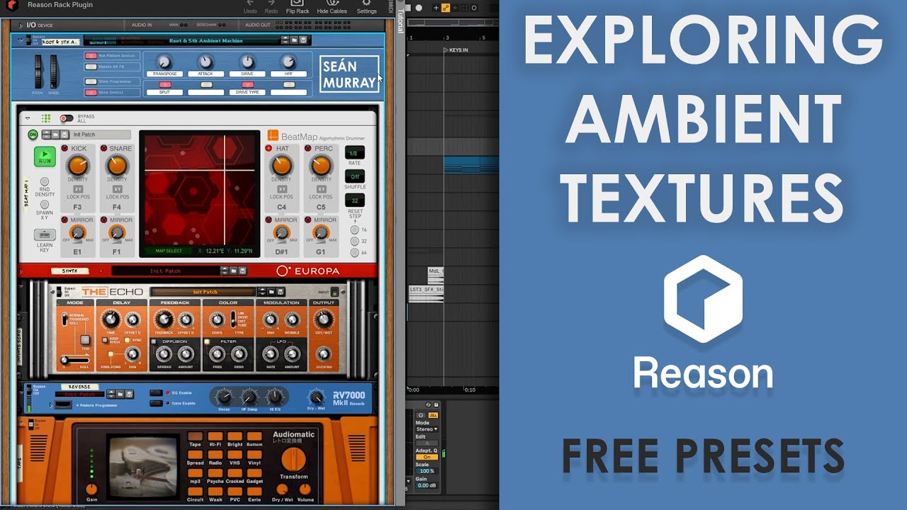 Exploring Ambient Textures with the Reason Rack | Free Presets - YouTube