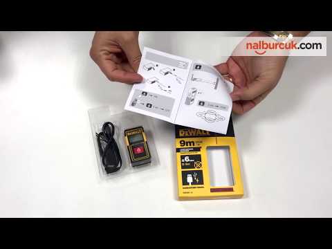 Dewalt DW030PL Mini Lazer Metre Mesafe Ölçer 9 mt Nalburcuk com