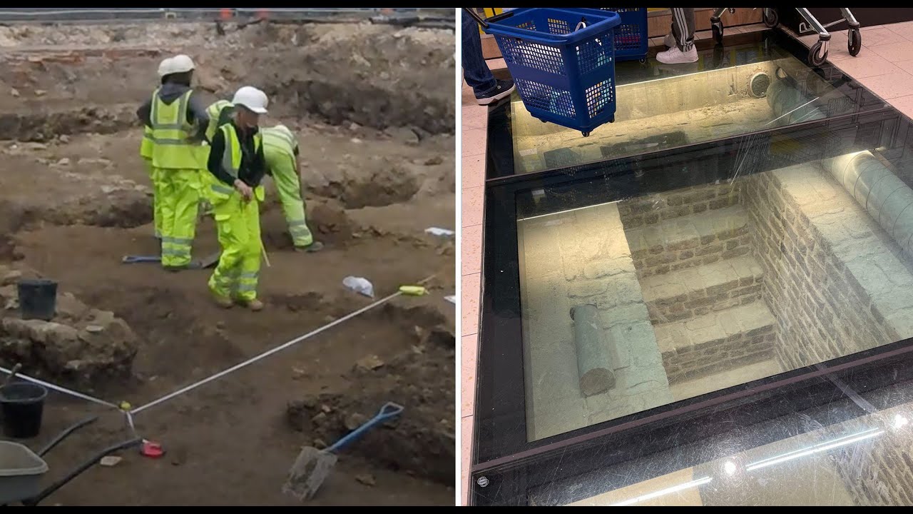 Unearthing History: Viking Well Discovered in Dublin LIDL Store - YouTube