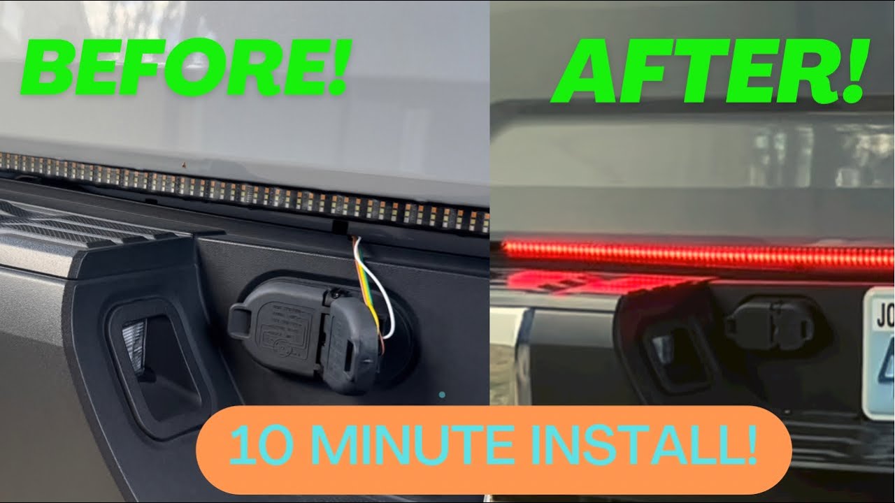 Relocating LED Light bar Connector! 10 minutes for an extra 4 pin ...