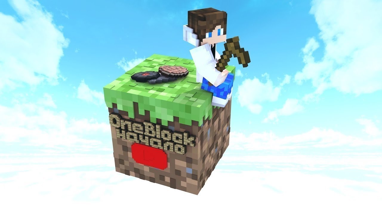 Майнкрафт, выживание на 1 блоке! +Acromine_HD - YouTube