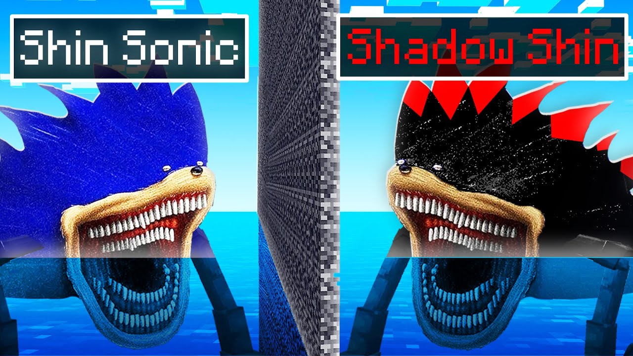 I Fooled My Friend as SHIN SONIC vs SHADOW SHIN in Minecraft - YouTube