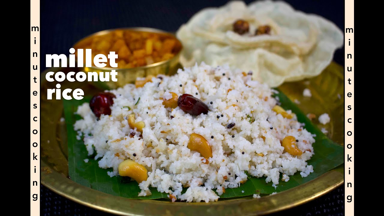 millet coconut rice|coconut millet|samo rice|barnyard rice|Vrat ka ...