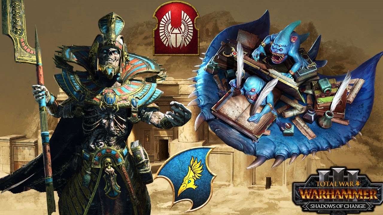 THE BLUE SCRIBES vs. SETTRA, KING OF KINGS - Tzeentch vs. Tomb Kings ...