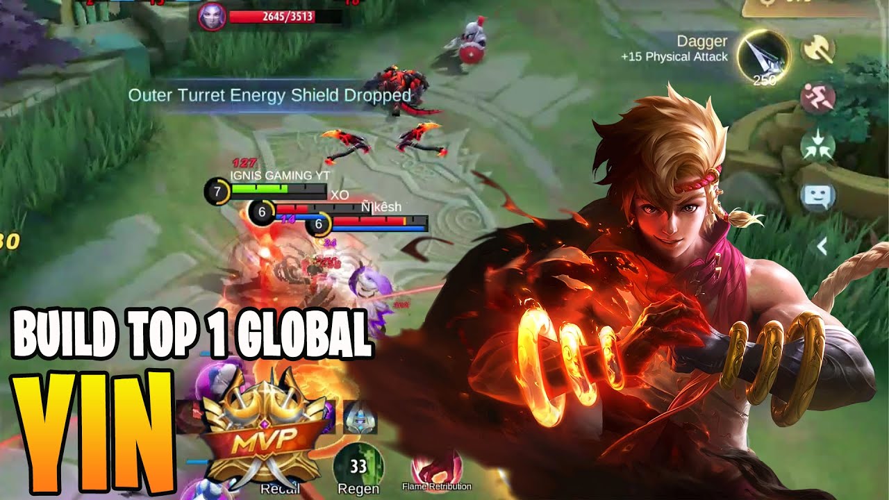 Yin Crazy Critical Damage - Build Top 1 Global Yin ~ MLBB. - YouTube