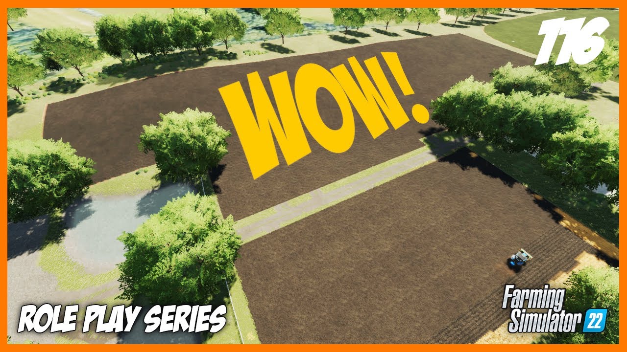 WOW! What a Massive FIELD! Farming Simulator 22 ULTIMATE Role Play Vlog ...