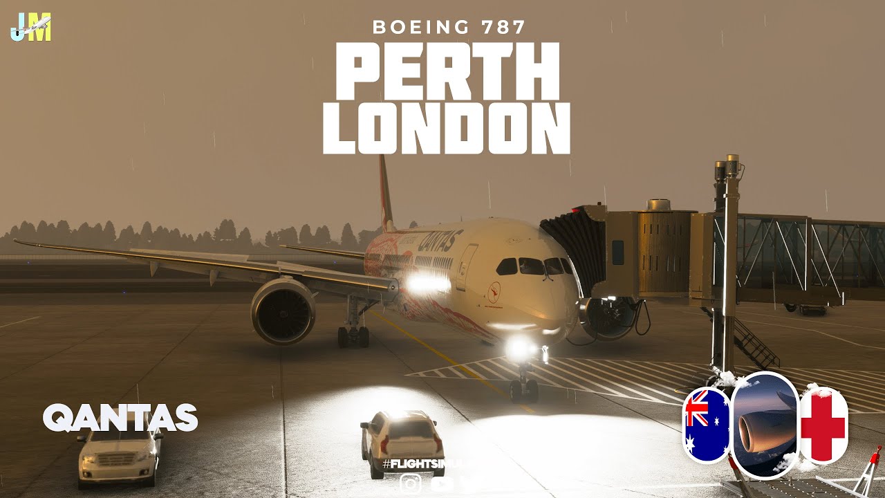Perth to London via Qantas' Boeing 787 || 4th Longest Flight in the ...