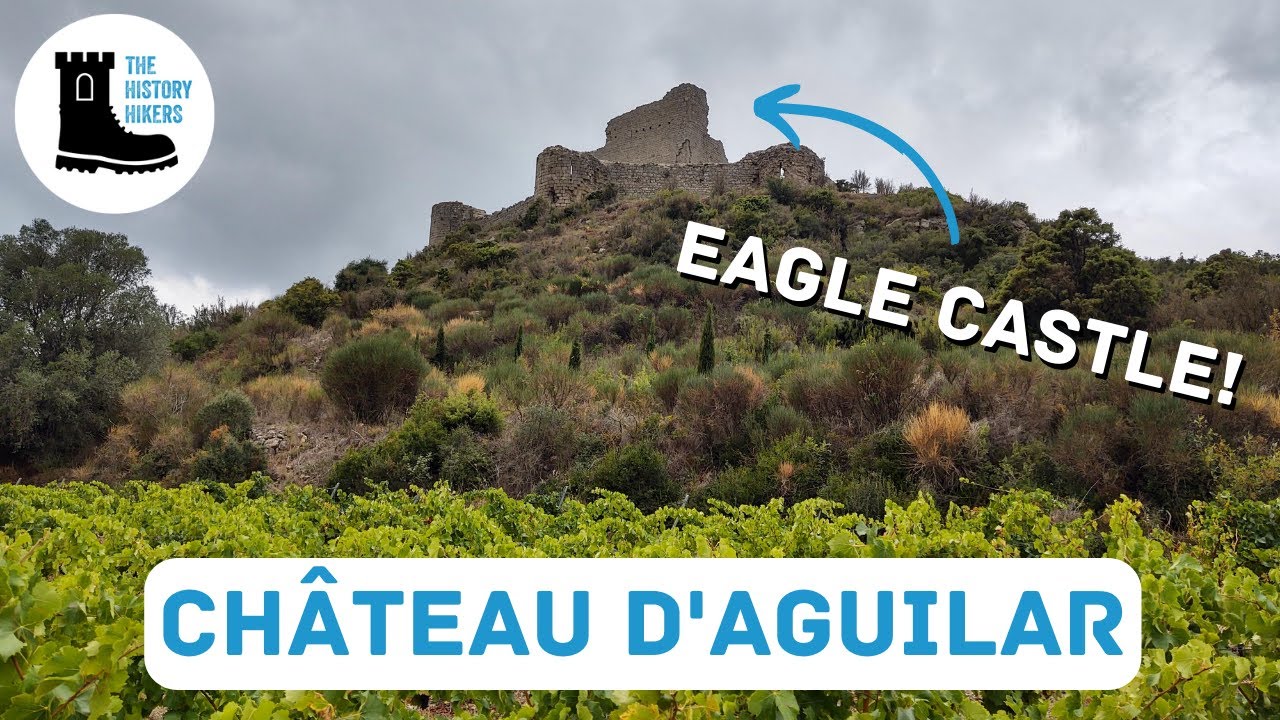 Impressive Cathar fortress | Castle of Aguilar - YouTube