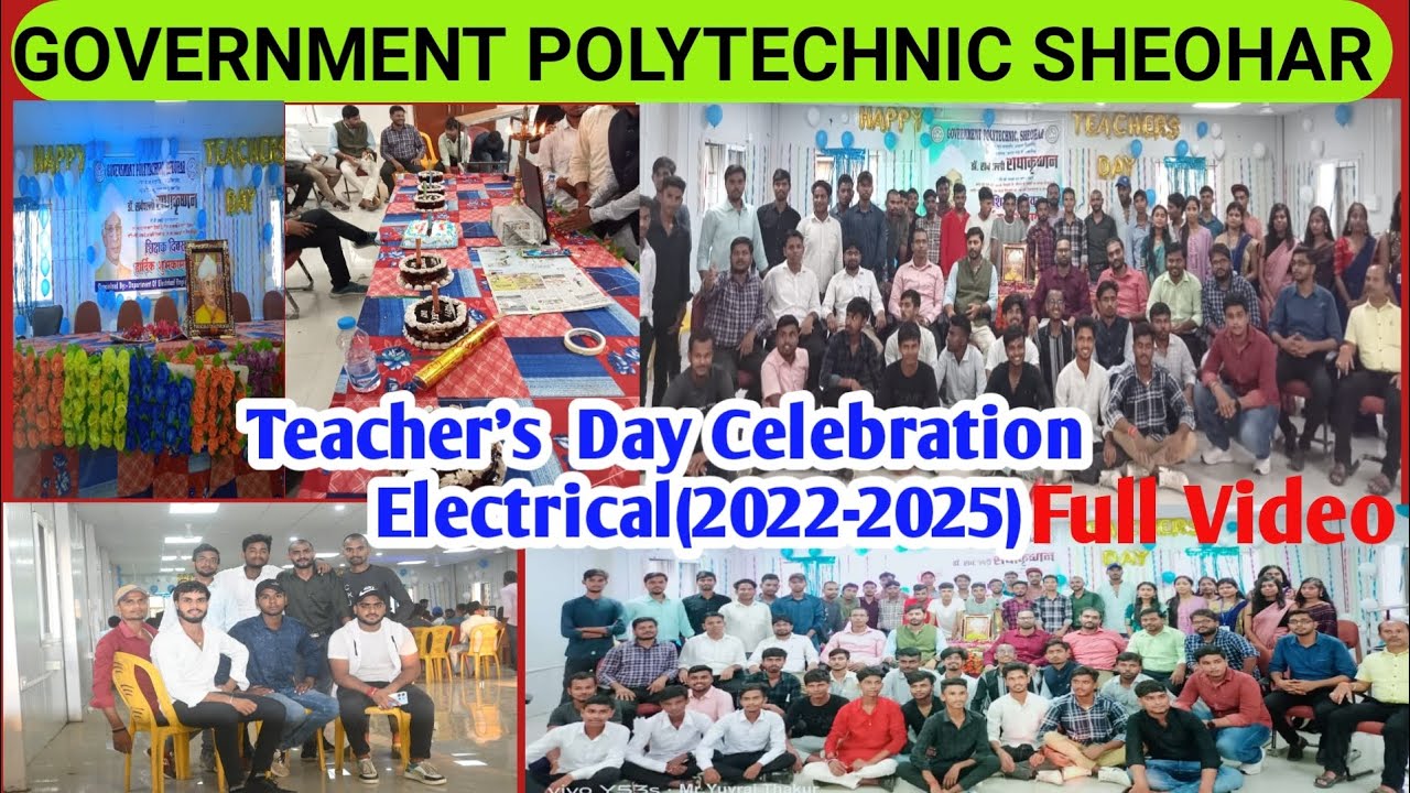 Government Polytechnic Sheohar || Teacher's Day Celebration 2024 || # ...