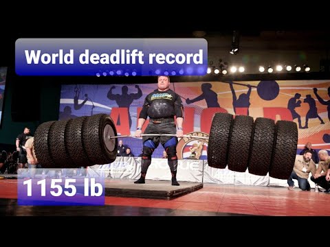 Zydrunas Savickas The BIGZ World Record Deadlift 1155 pounds World's ...