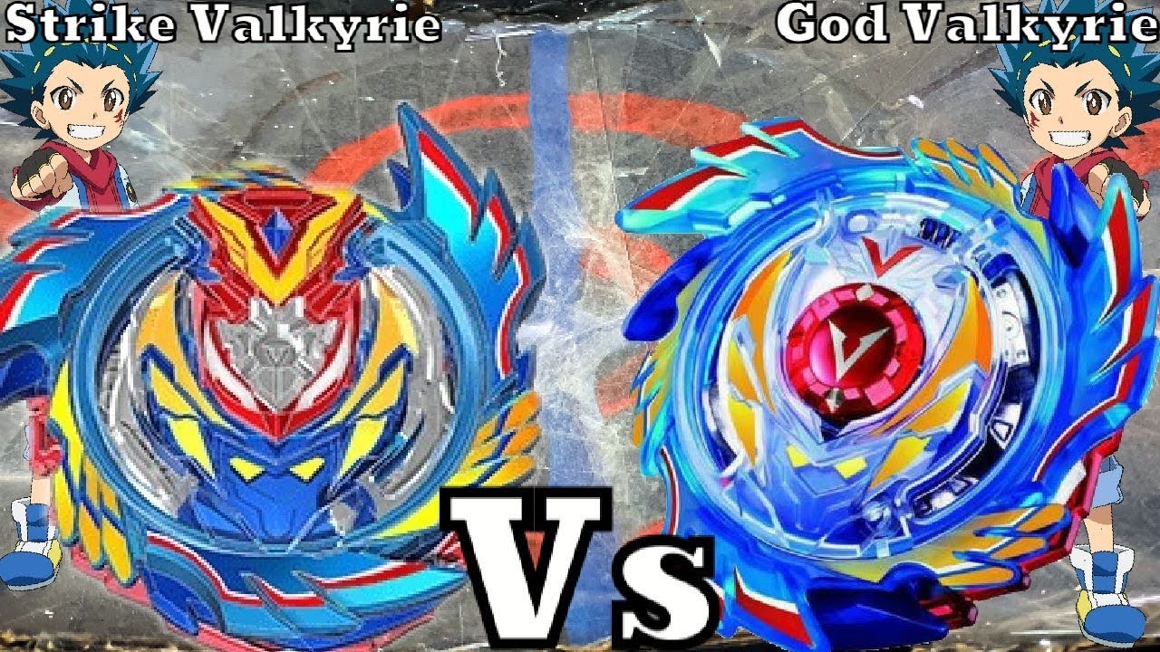 Strike Genesis Valkyrie vs God Valkyrie | Beyblade Burst Battle - YouTube