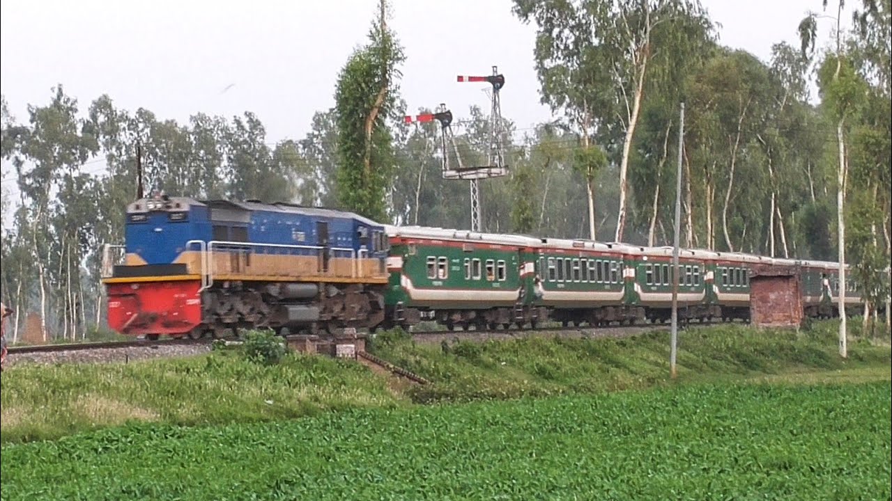 High speedy Rangpur Express Train | Bangladesh Railway | Train's of BD ...