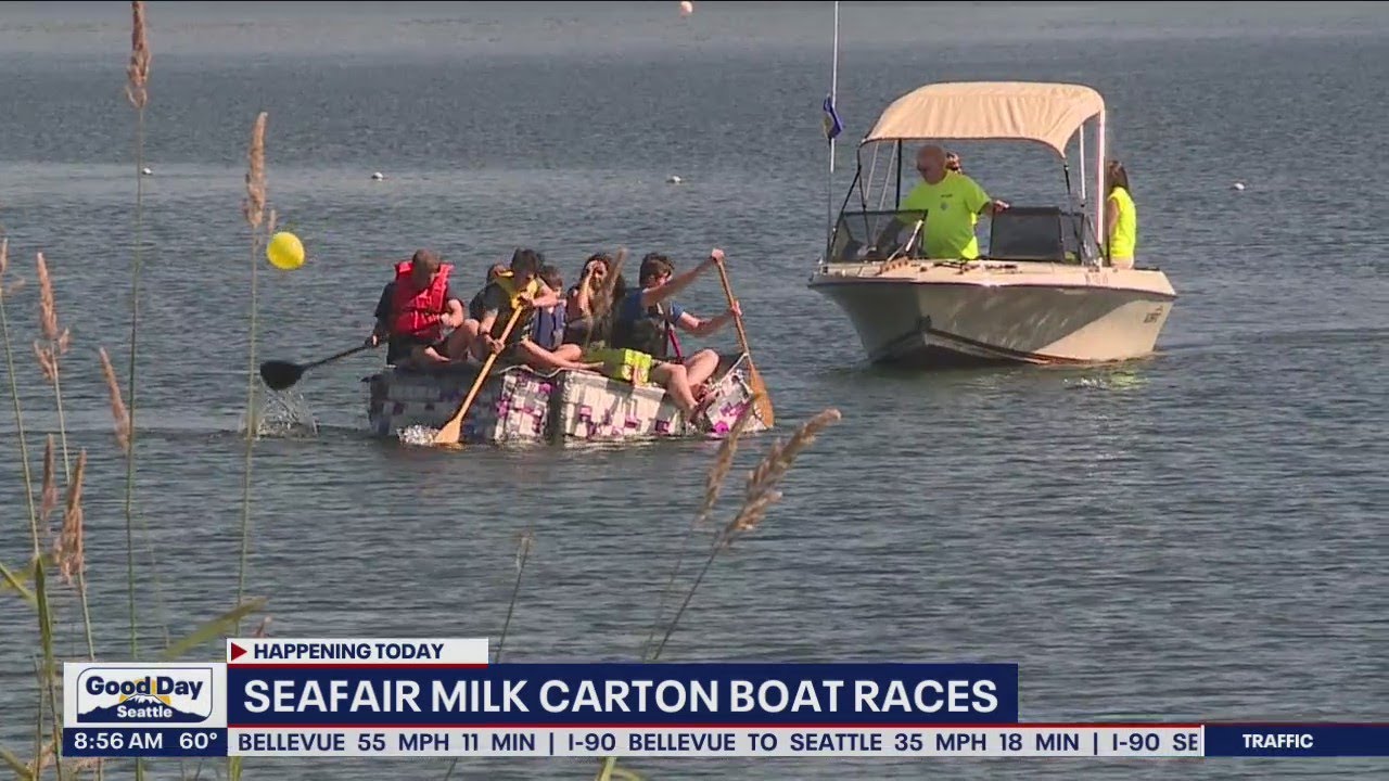 Seafair milk carton boat races start Saturday | FOX 13 Seattle - YouTube