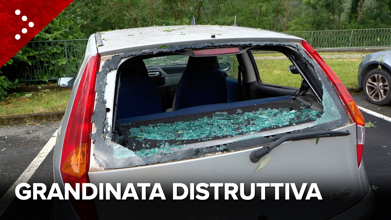 Maltempo, grandinata distruttiva si abbatte su Forno Canavese: auto e ...