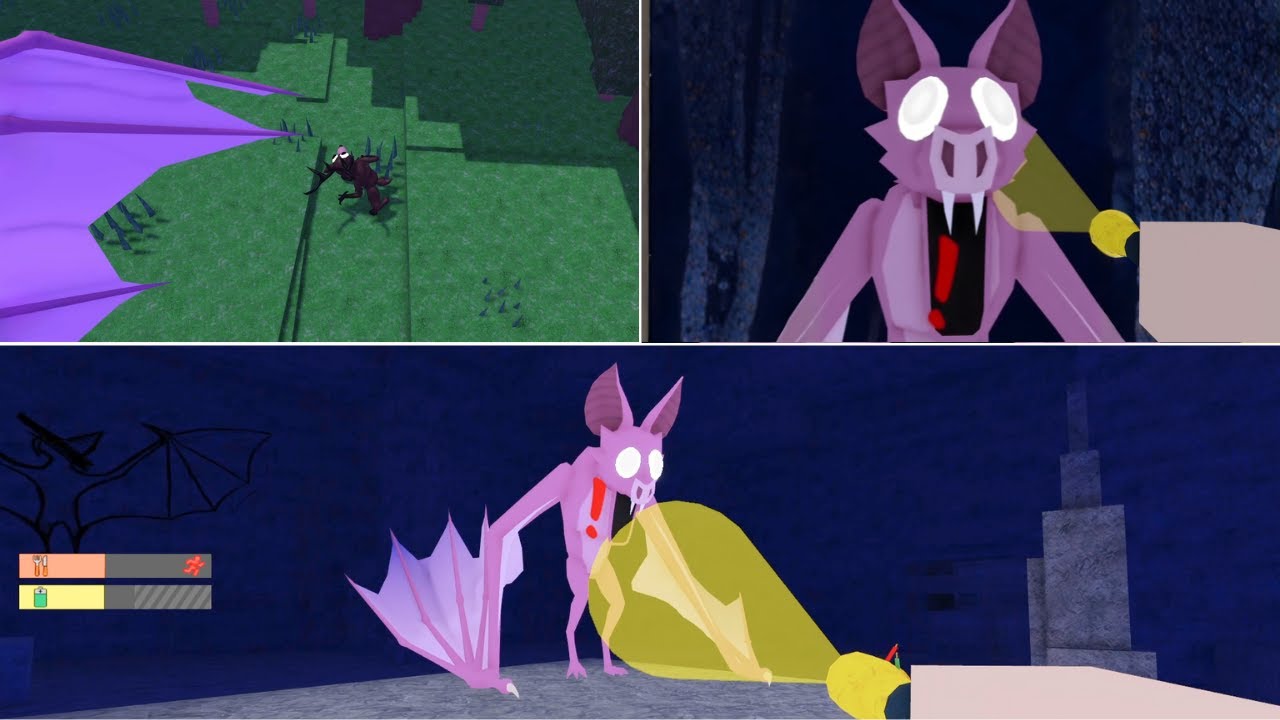 ALL BAT CUTSCENES + JUMPSCARE - 99 Nights in the Forest [ROBLOX] - YouTube