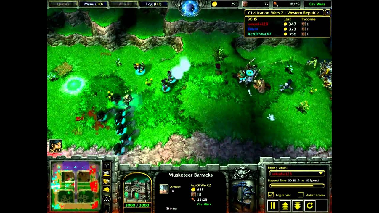 Civilizations Wars (Warcraft 3) - YouTube
