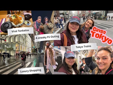 Tokyo Travel Vlog 2 - Ft. Ginza, luxury shopping, viral food, Tokyo trains