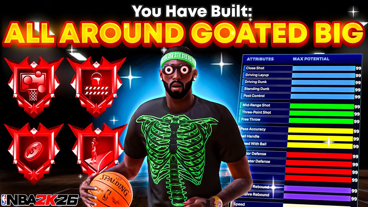 #1 BEST CENTER BUILD WILL BREAK NBA 2K26! BEST BUILD 2K26 - YouTube