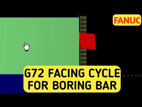 G72 Cycle for Boring Bar | Facing with Boring Bar | Fanuc | CNC ...
