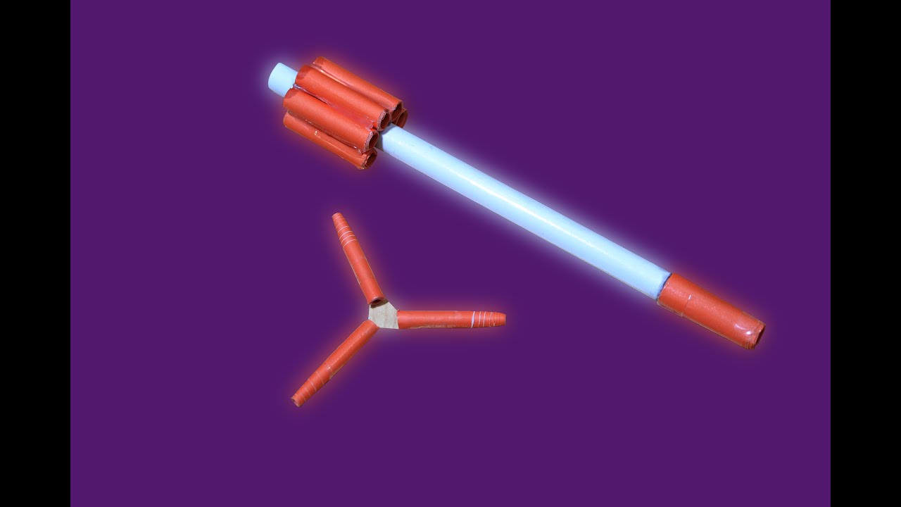 How to make a paper Pocket pen Gun that shoots paper bullets | Simple ...