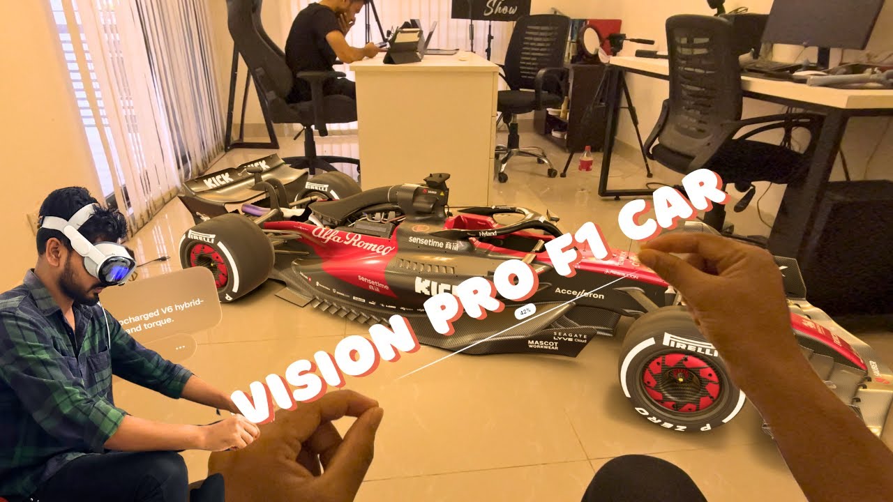 Apple Vision Pro F1 Car | 4k video - YouTube
