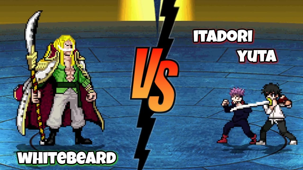 Whitebeard Vs Itadori and Yuta one piece x jujutsu kaisen fights ...