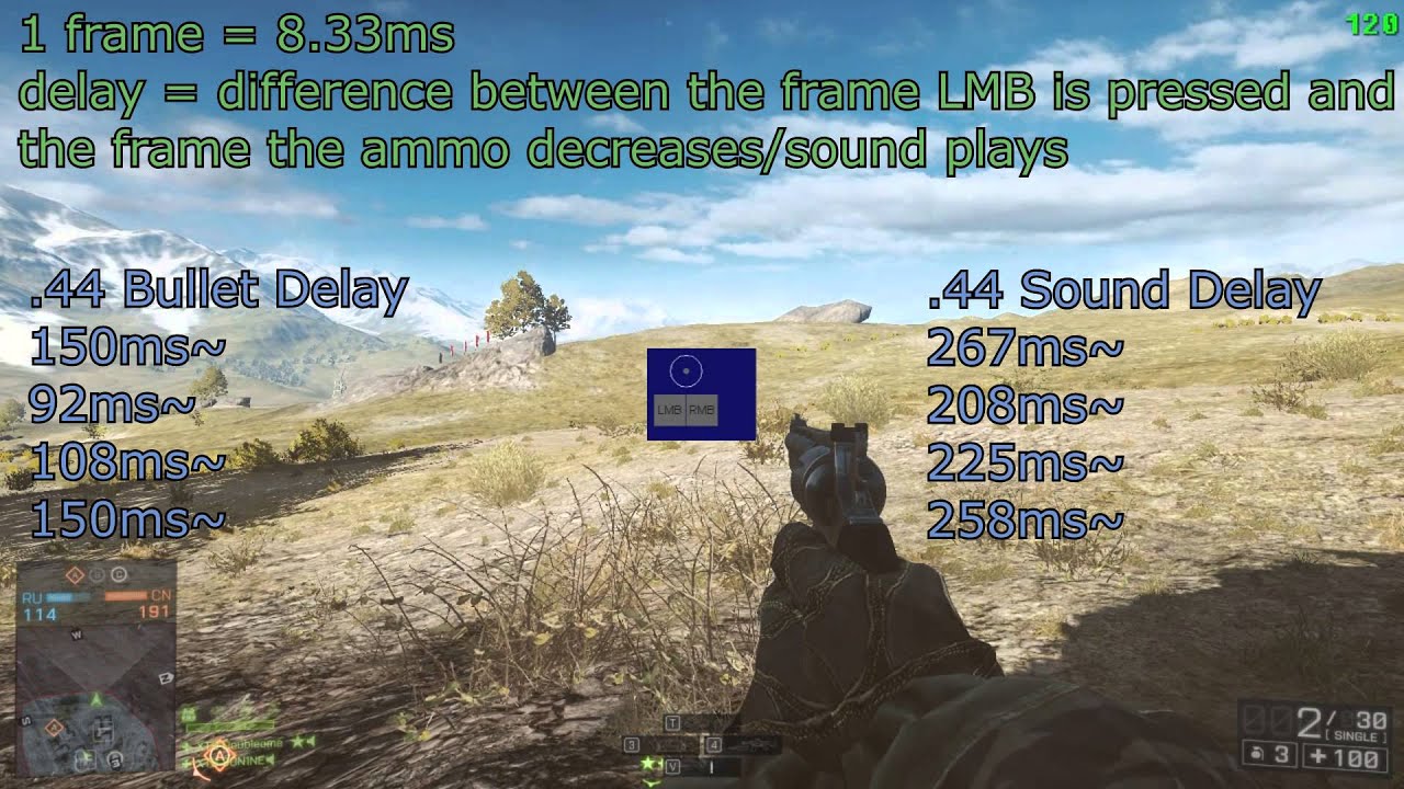 BF4 - .44 Magnum Bullet and Sound Delay - YouTube