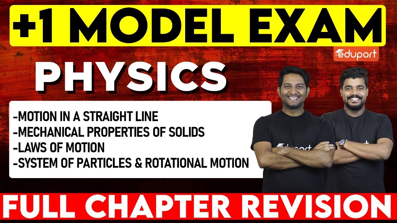 Plus One Physics - Motion In A Straight Line, Mechanical Properties Of ...