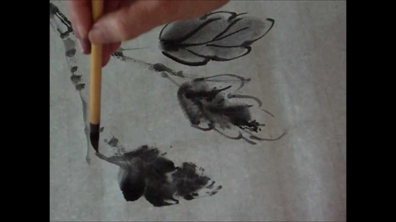 Ogawa Ryu - Sumi-e Bird by Rebeca Roca - YouTube