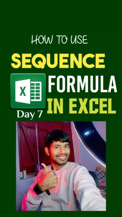 HOW to use Sequence formula in Microsoft excel 😱. #excel #exceltips #tech #reels #mytechhacking ...