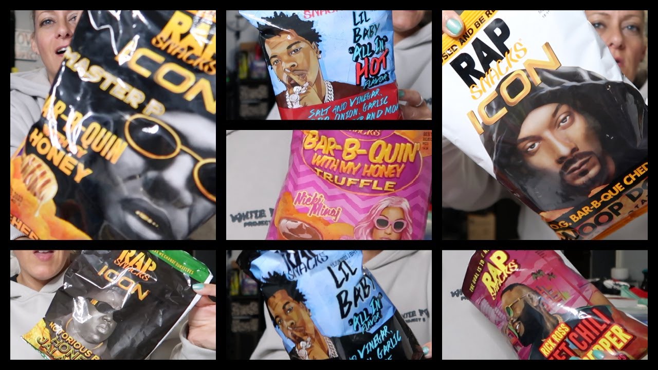 EATING RAP SNACKS MUKBANG TRYING 7 DIFFERENT FLAVORS / FLASHBACKS ...